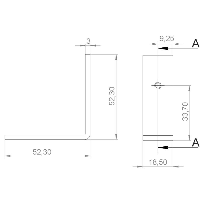 Aluminium frame connector X